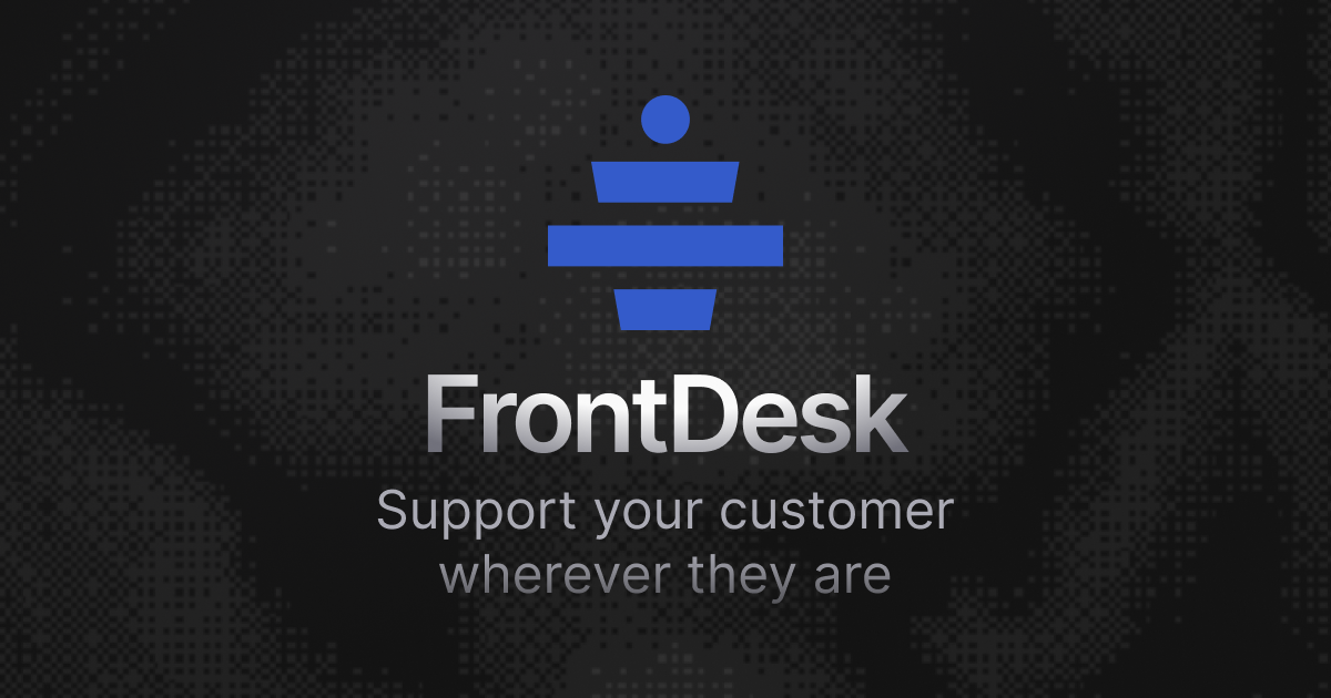 FrontDesk - Support